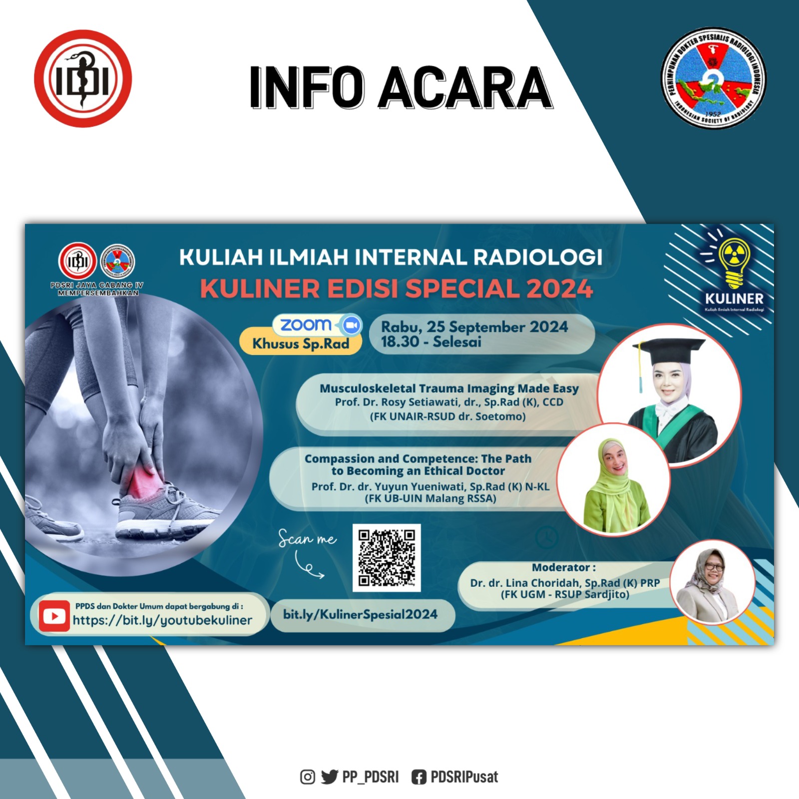 PDSRI | [Info Acara] Kuliah Ilmiah Internal Radiologi Special 2024