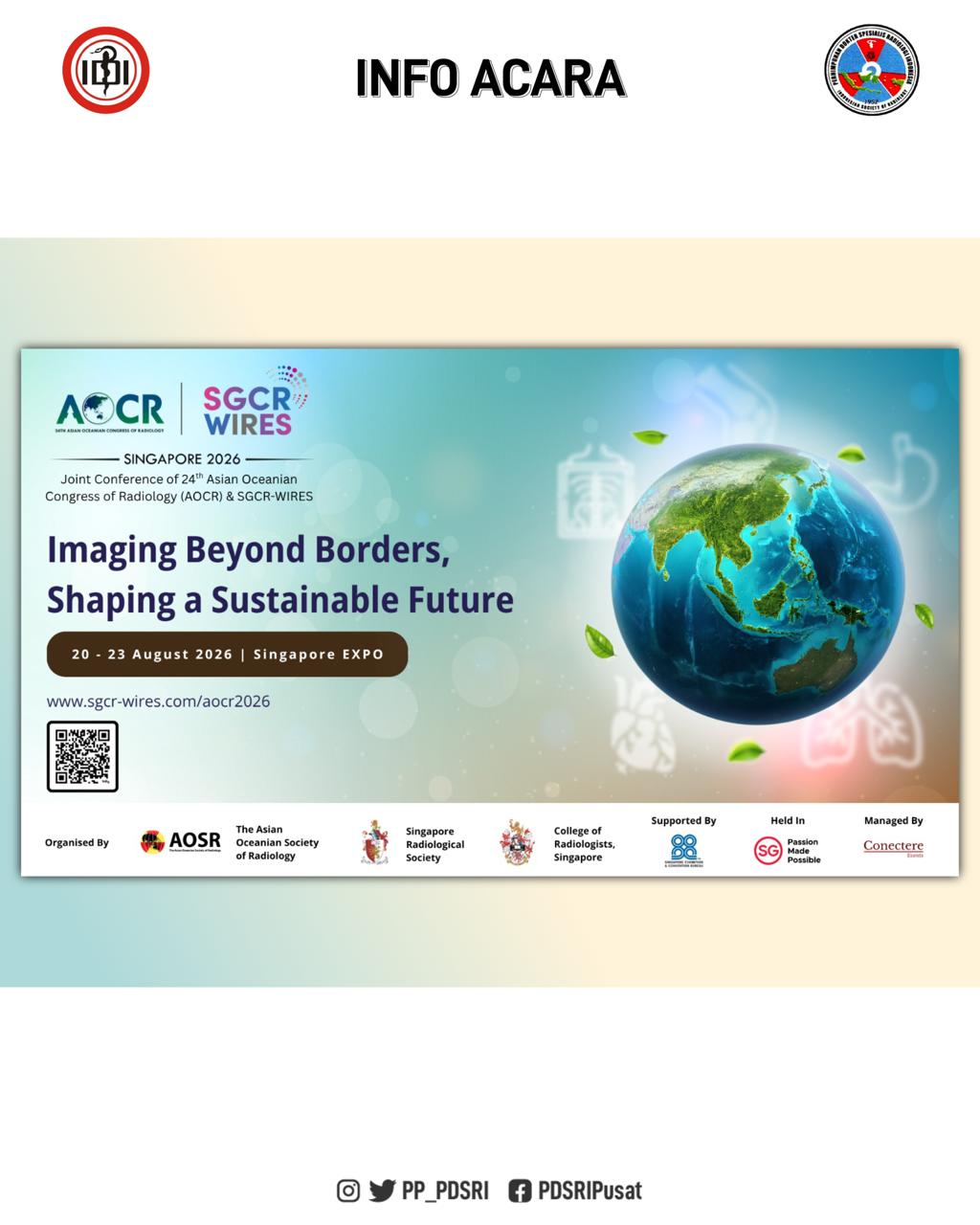 PDSRI | [Info Acara] AOCR SGCR-WIRES 2026, Singapore